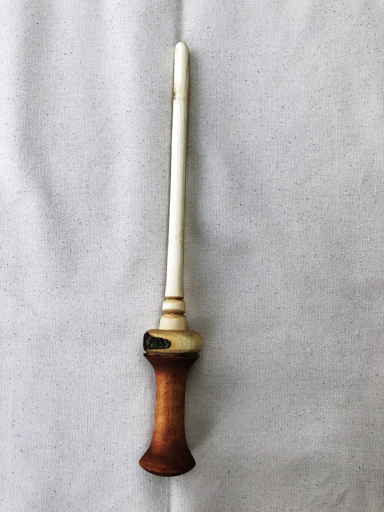 Wizard Wand Commission • handmade wooden wand • Love Heartwood