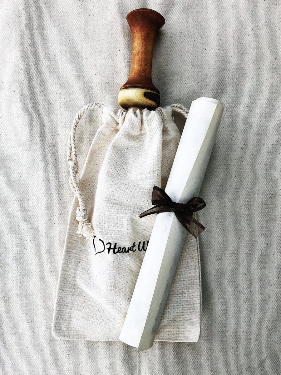 Wizard Wand Commission • handmade wooden wand • Love Heartwood